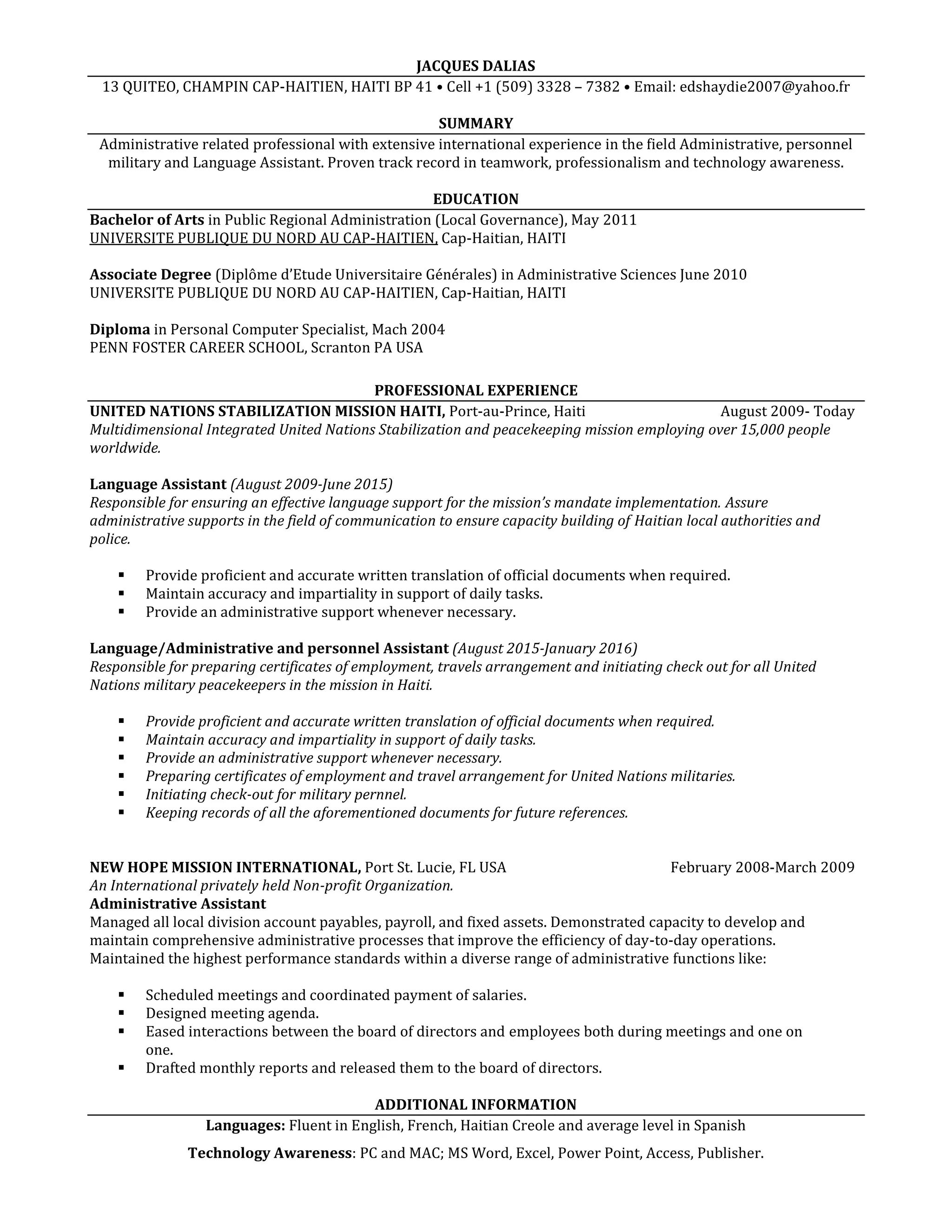 MY RESUME1 | PDF