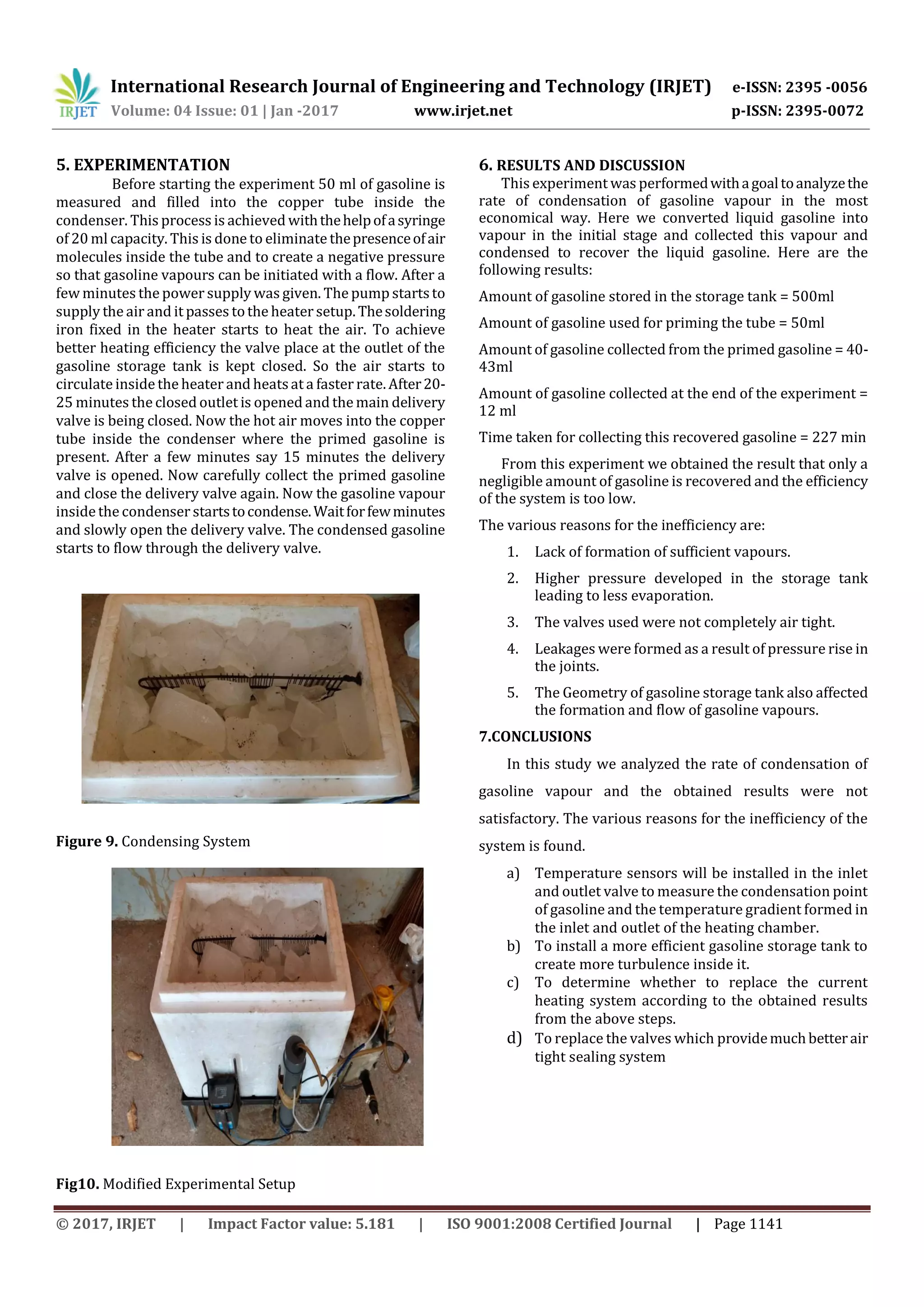 GASOLINE VAPOUR RECOVERY SYSTEM | PDF