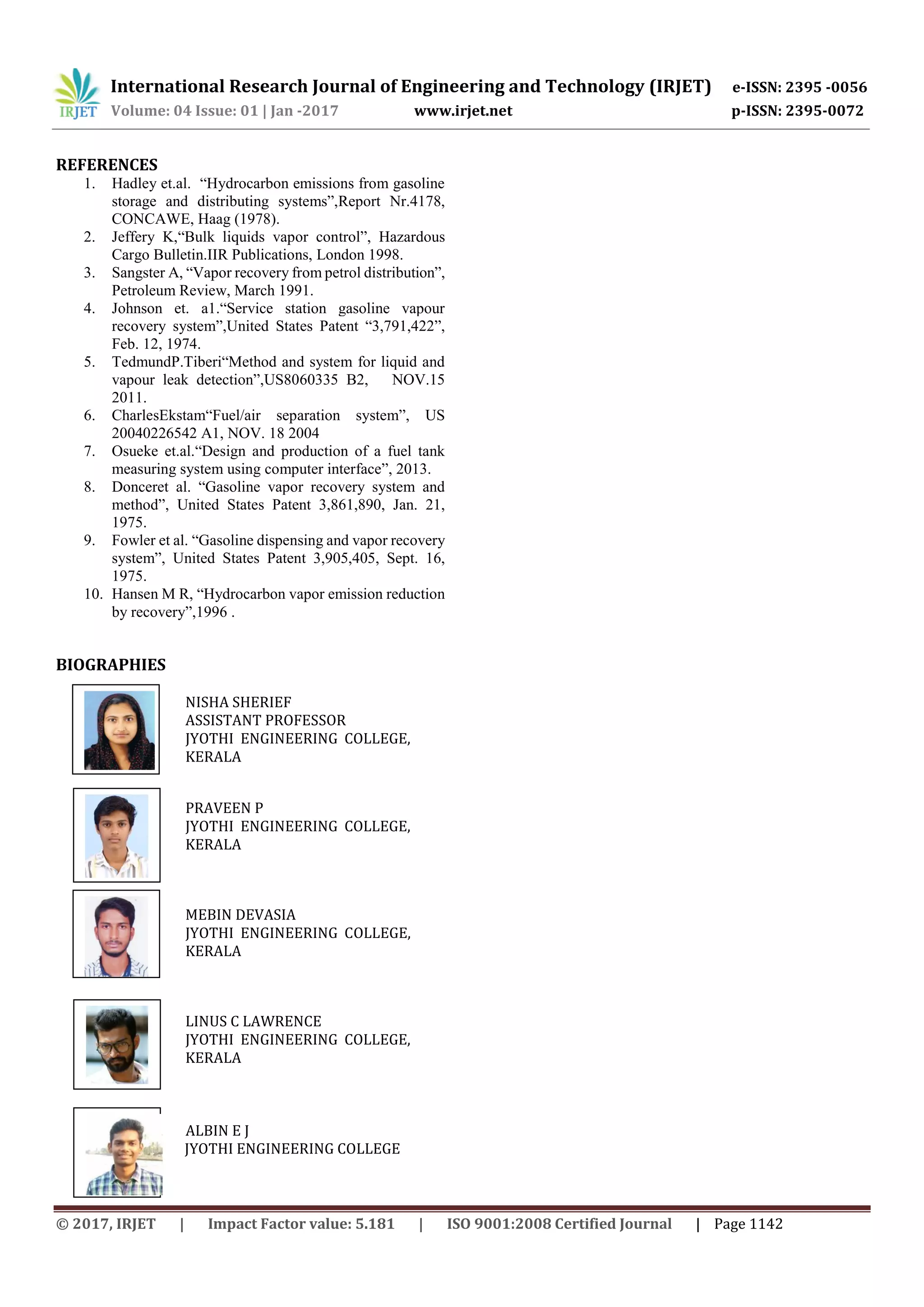 GASOLINE VAPOUR RECOVERY SYSTEM | PDF