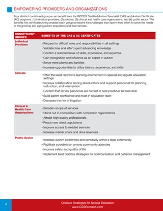 Case Study.IBCCES Autism Certification Programs | PDF