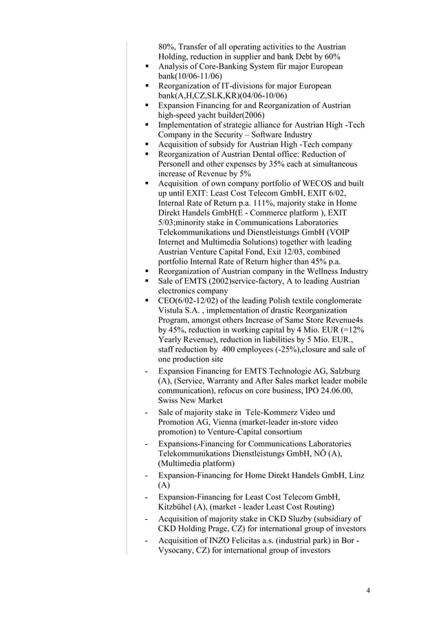 CVRomanWenzl,MMBAenglish26022016 | PDF