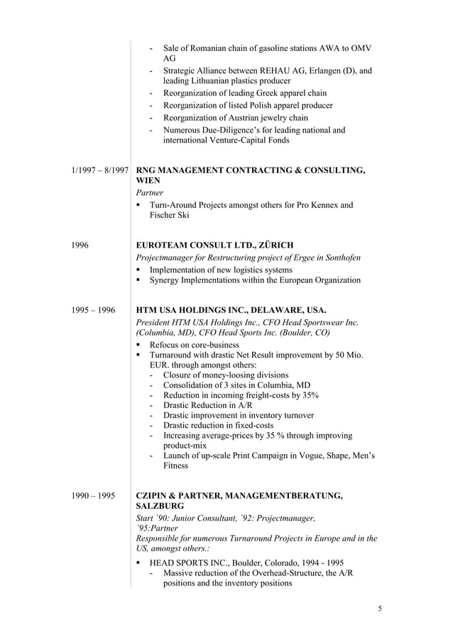 CVRomanWenzl,MMBAenglish26022016 | PDF