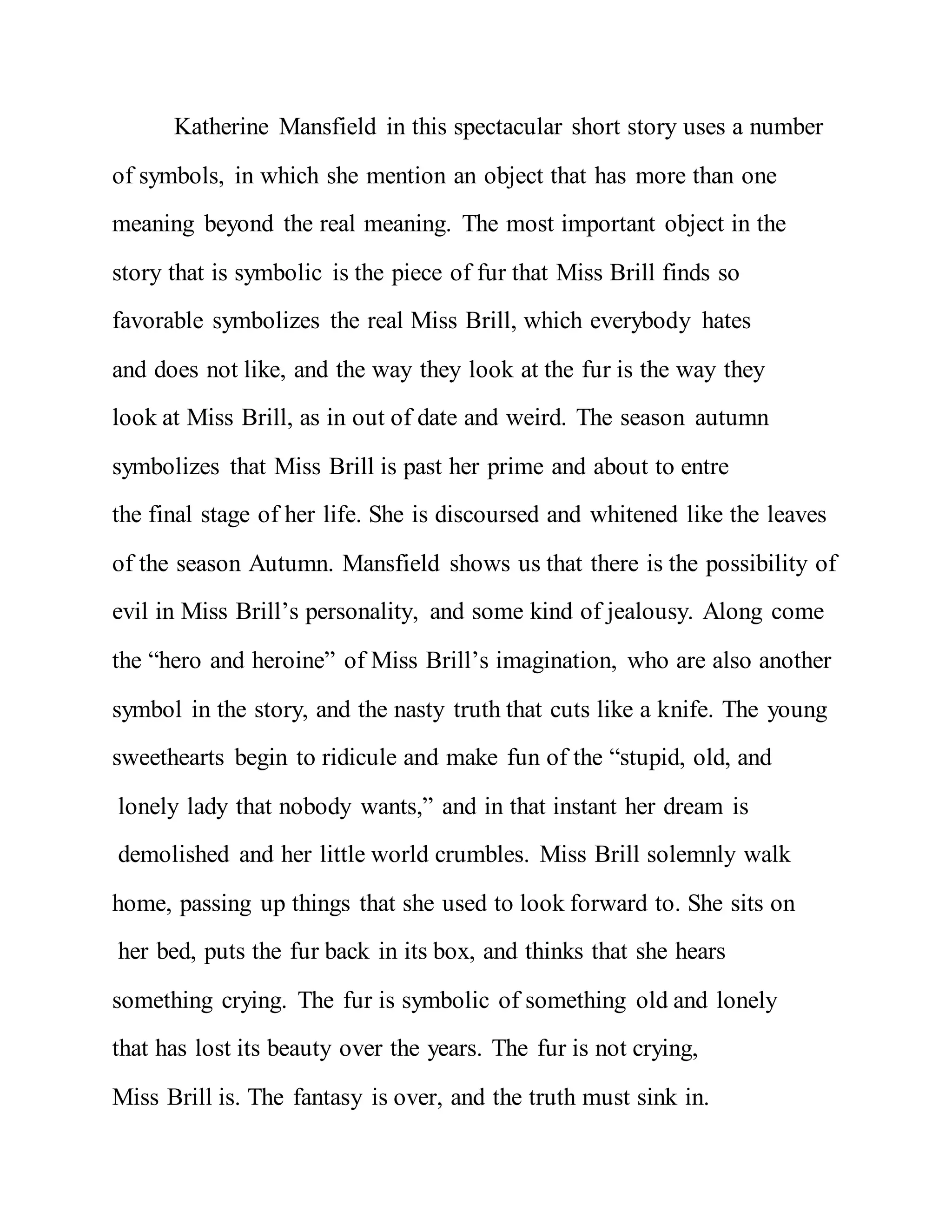 katherine mansfield | DOCX