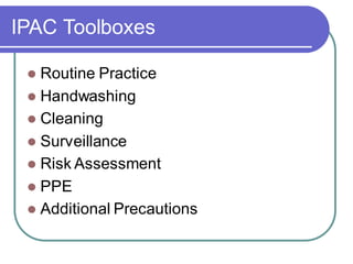 Infection Control Ryerson Presentation | PDF