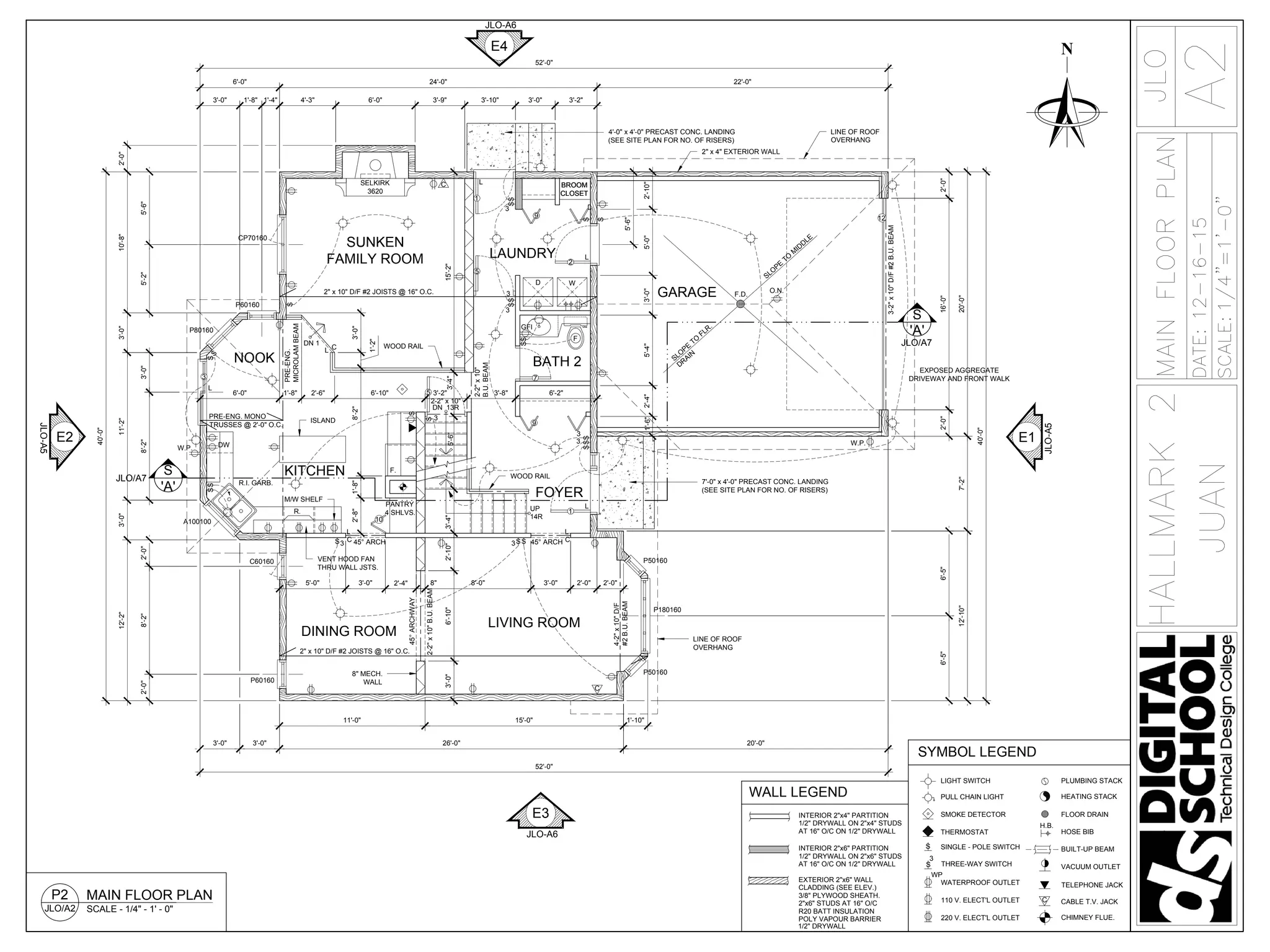 A2 - Hallmark.Main Floor Plan | PDF