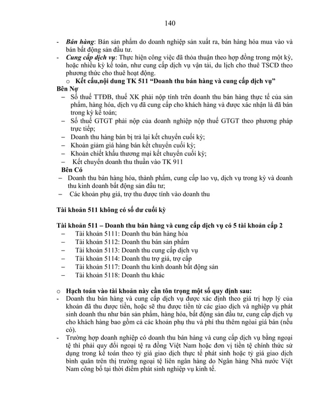Bài giảng "KẾ TOÁN DOANH THU TIÊU THỤ, CHI PHÍ KINH DOANH VÀ XÁC ĐỊNH KẾT QUẢ KINH DOANH" | PDF
