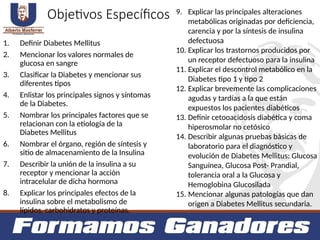 C7. Diabetes Mellitus elemento y diagnóstico | PPTX