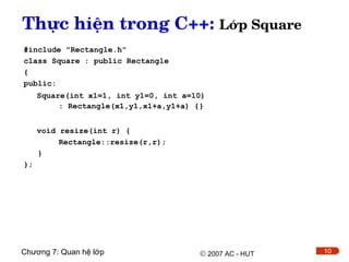 C7 class relationship | PDF