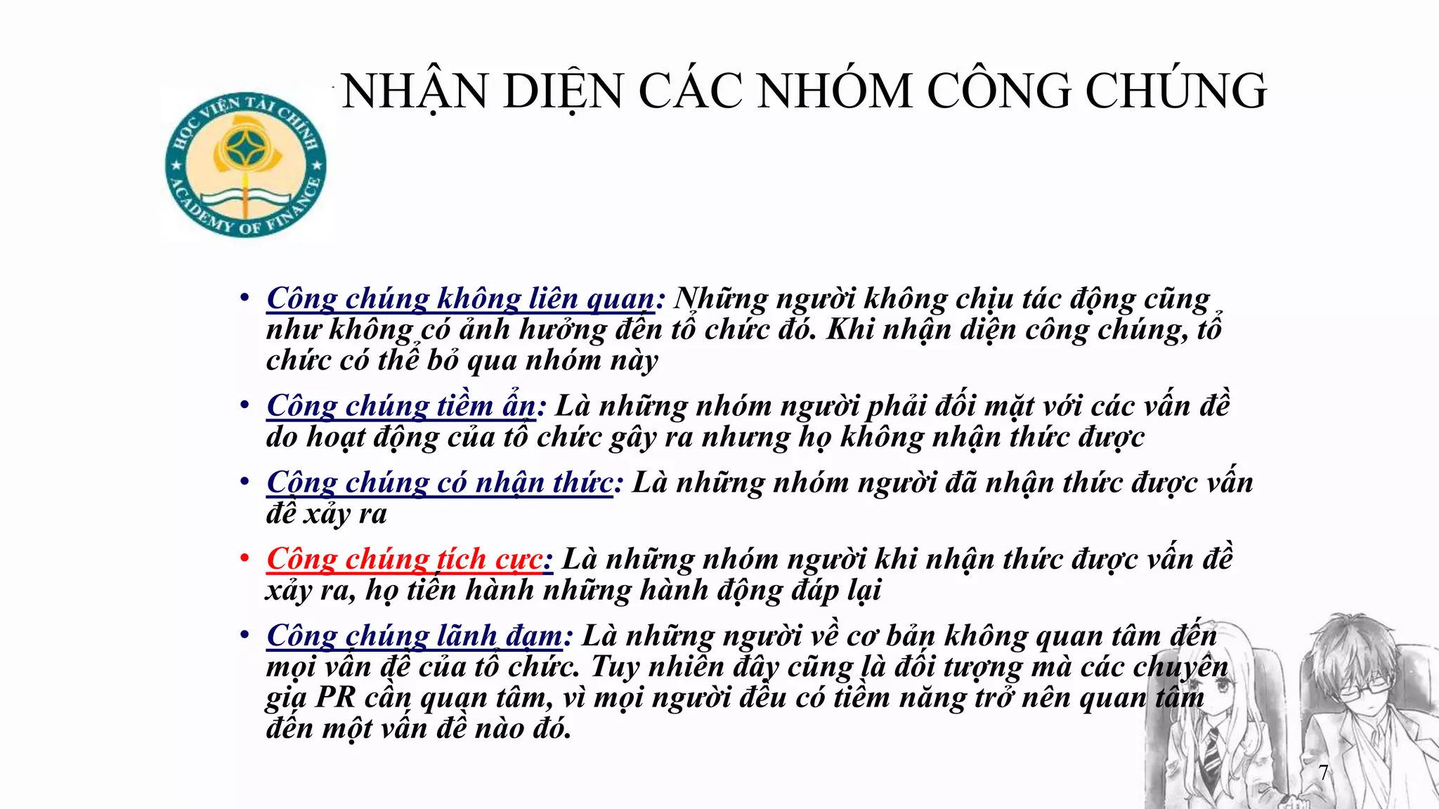 Chương 7(cuối): PR (Quan hệ cộng đồng) | PPTX
