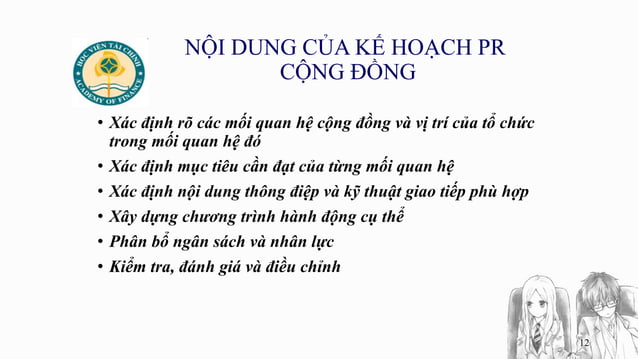 Chương 7(cuối): PR (Quan hệ cộng đồng) | PPTX