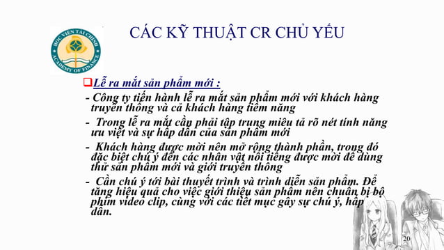 Chương 7(cuối): PR (Quan hệ cộng đồng) | PPTX