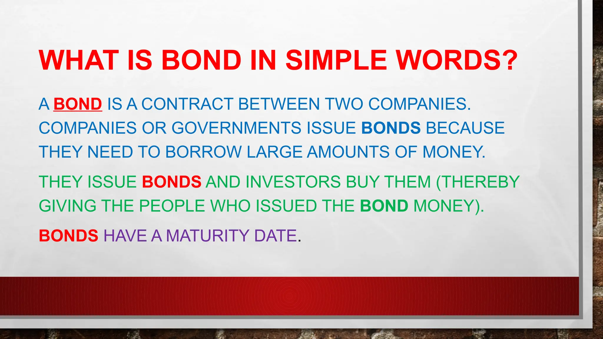 C7-Stocks-Bonds GENMATH-BUSINESS MATH.pptx | Stocks and Bonds | Personal Investing