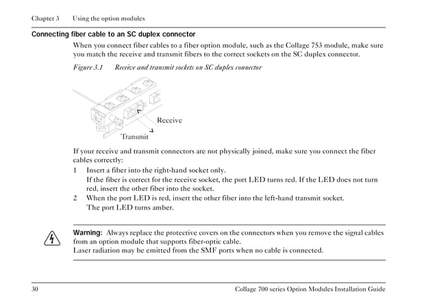 Collage 700 series Option Modules Installation Guide | PPT
