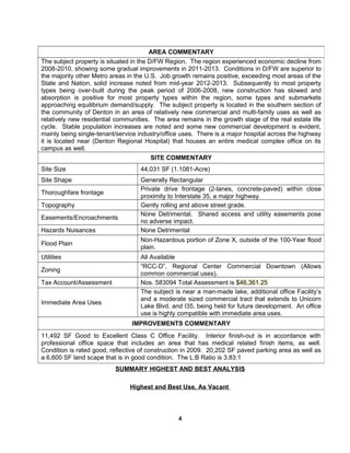 Appraisal Project Report | DOC | Real Estate Buying and Selling | Real ...