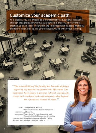 Texas MBA Full-Time Program Brochure | PDF