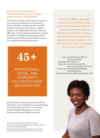 Texas MBA Full-Time Program Brochure | PDF