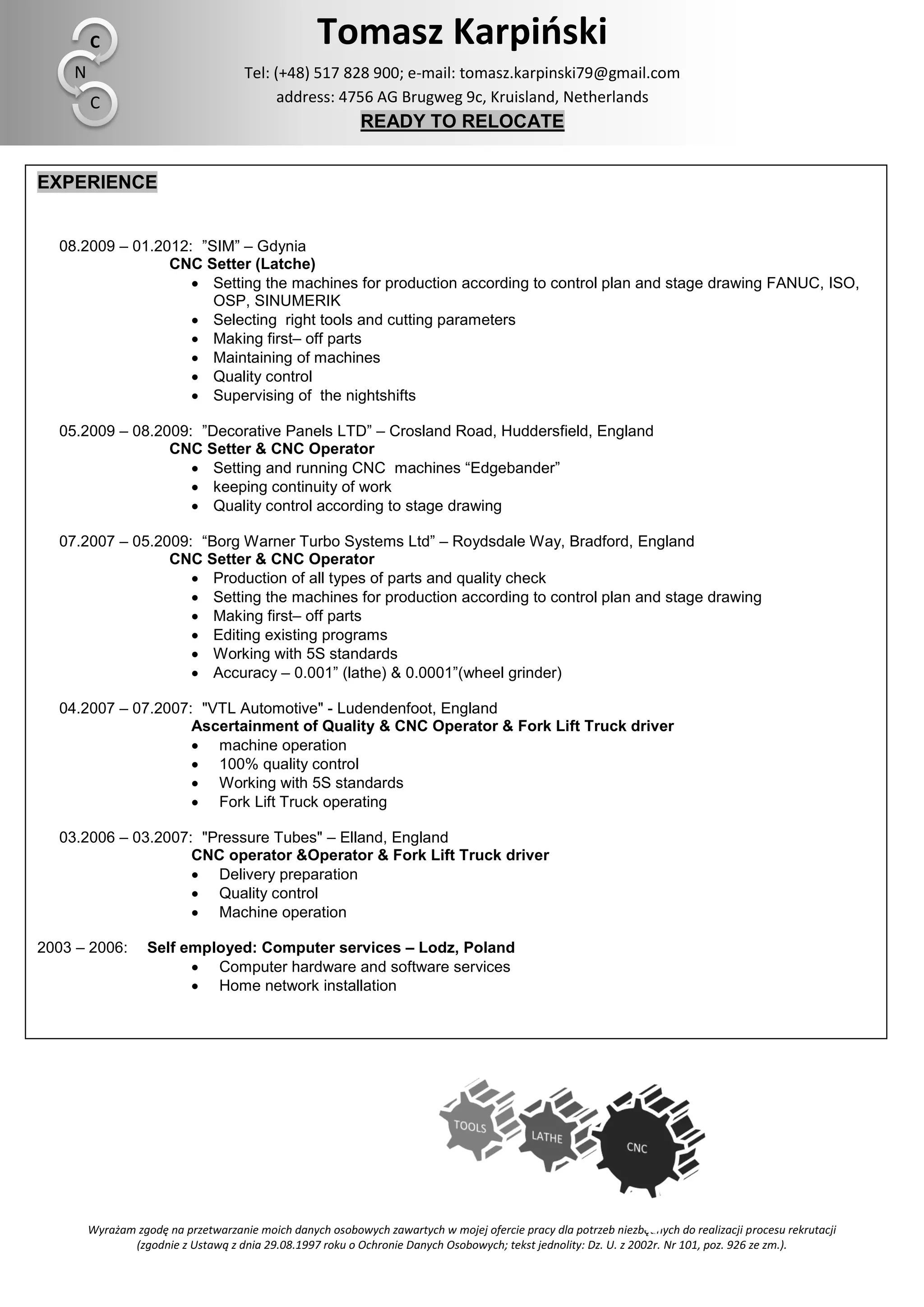 karpinski tomasz CV ENG | PDF