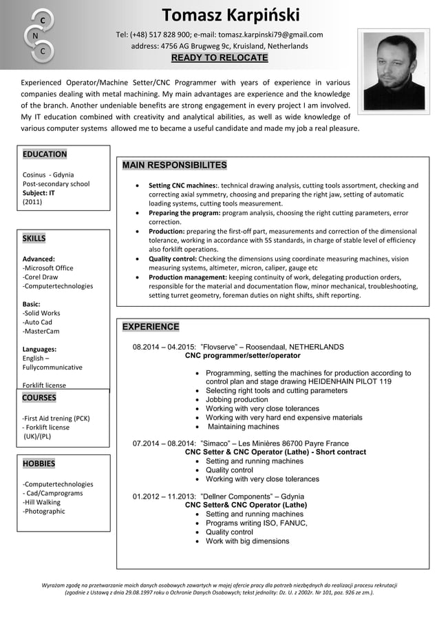 karpinski tomasz CV ENG | PDF
