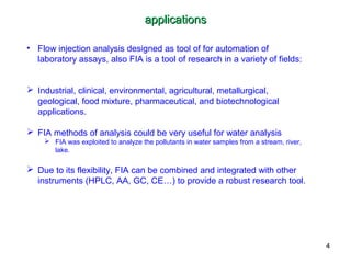 Flow Injection Analysis-Dheyaa | PPT