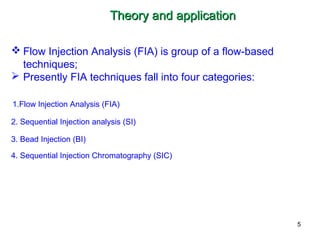 Flow Injection Analysis-Dheyaa | PPT