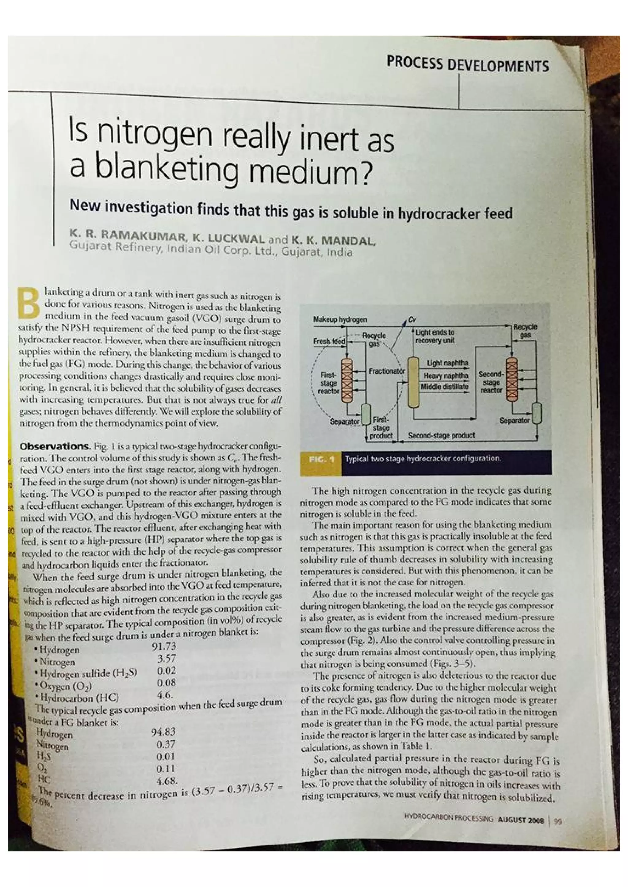 Is nitrogen really inert as a blanketing medium_ _ Hydrocarbon ...