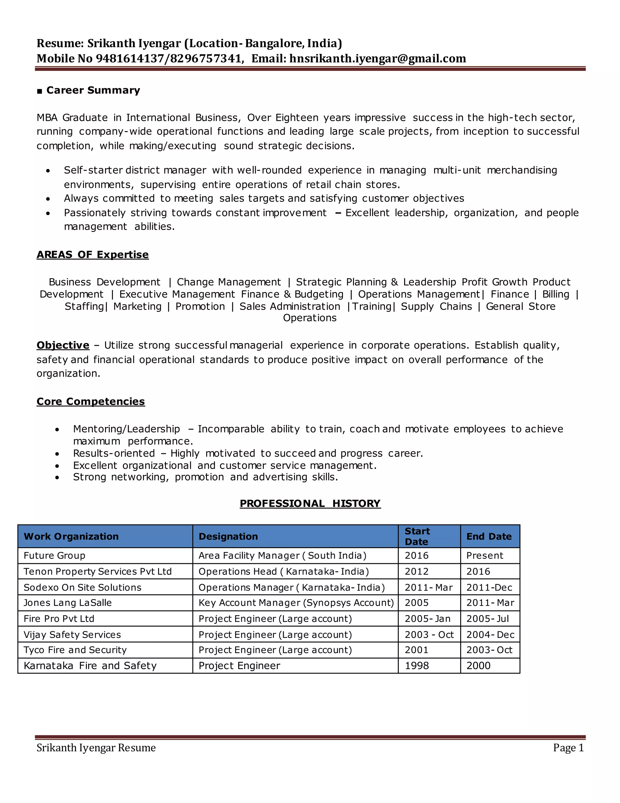 Srikanth Iyengar-Resume | DOCX