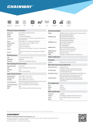 C71 Mobile Computer | PDF