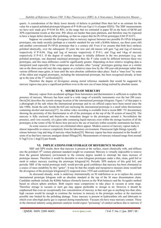 Stability of Reference Masses VIII: X-Ray Fluorescence (XRF) as a ...