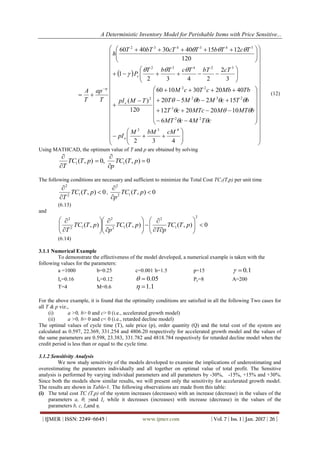 A Deterministic Inventory Model for Perishable Items with Price ...