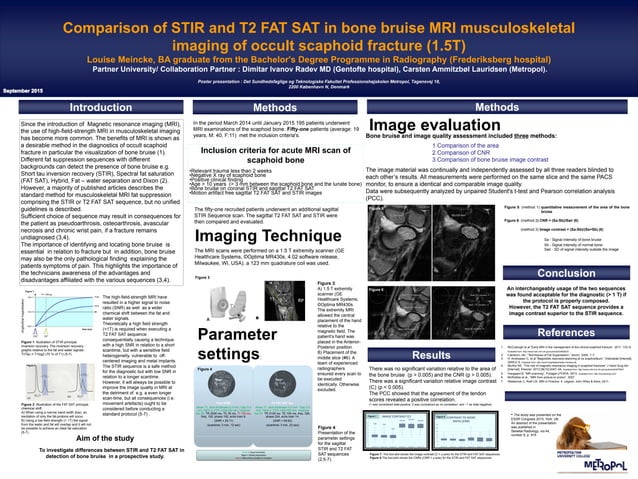 Poster - STIR vs FAT SAT_1009_2015 (1) (1) | PDF | Bone and Joint ...