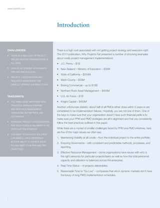 PMO and PPM Best Practices | PDF