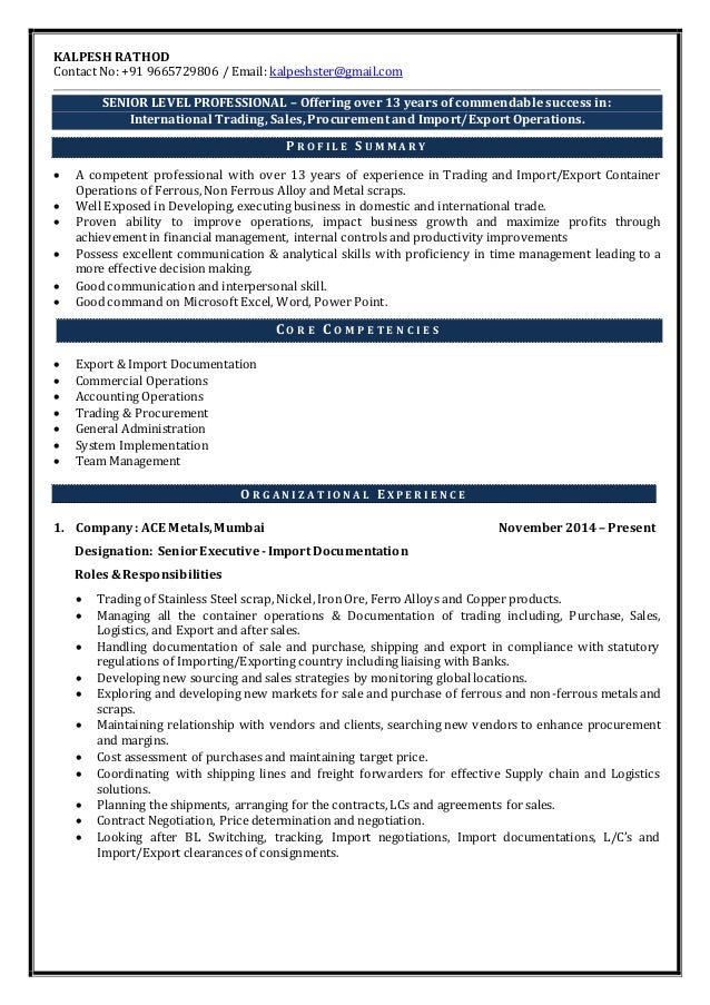 Resume - Kalpesh Rathod