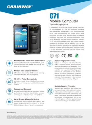C71 optical fingerprint en(20170821) | PDF