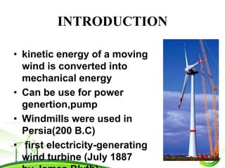 Wind turbine | PPTX