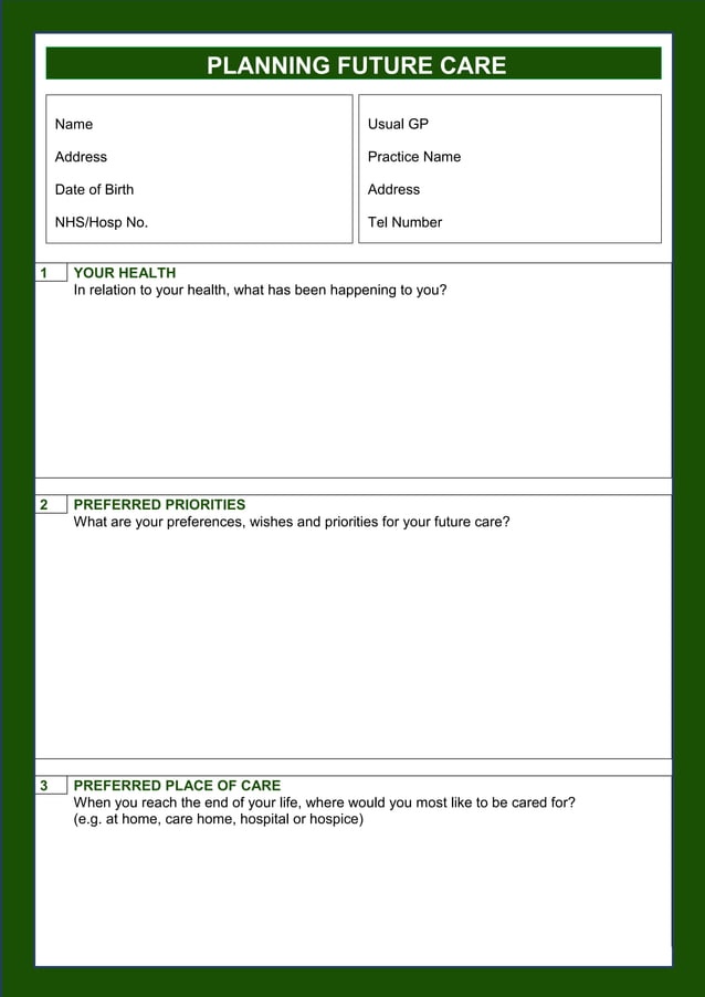 advance-care-plan | PDF | Health Insurance | Insurance