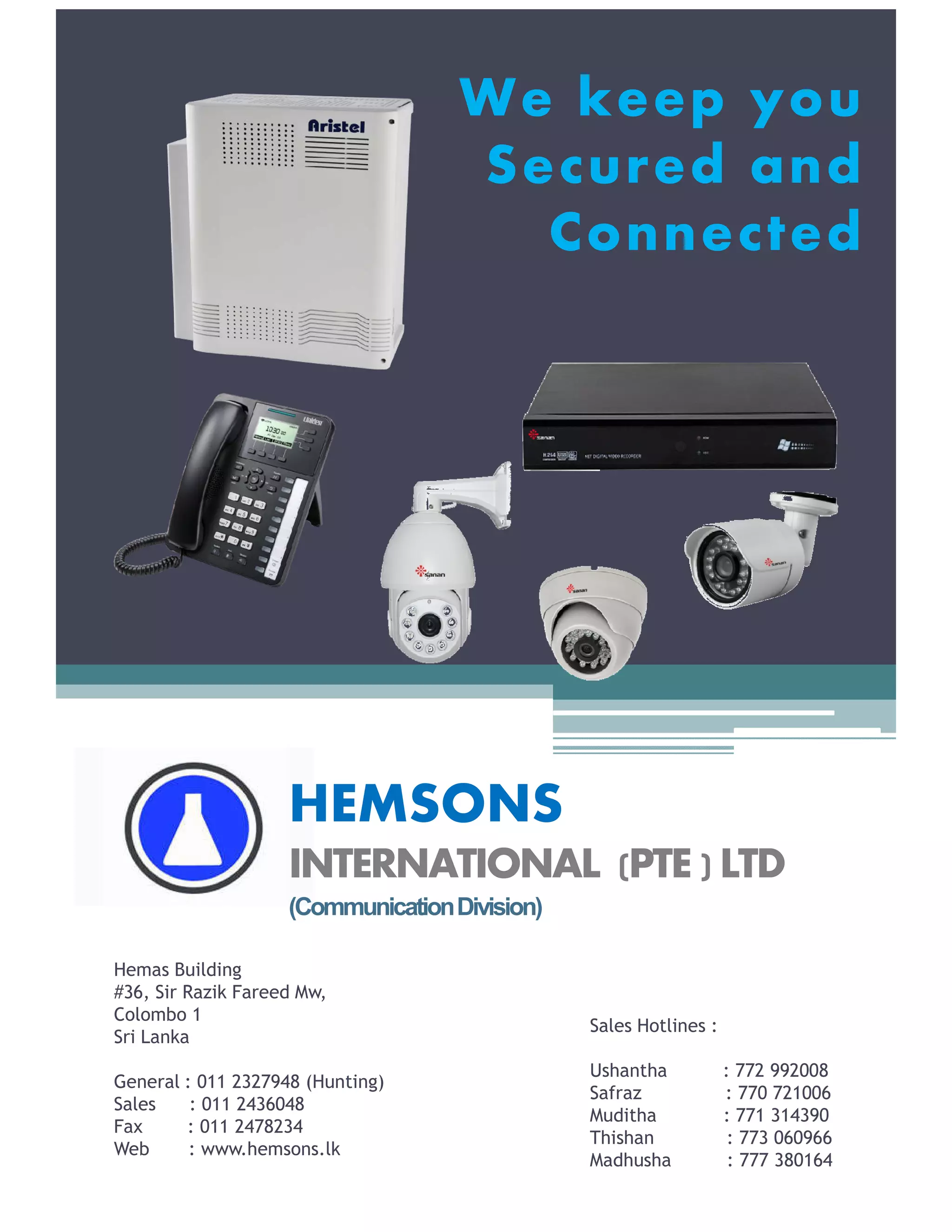 Hemsons - Comms Division Profile - R | PDF