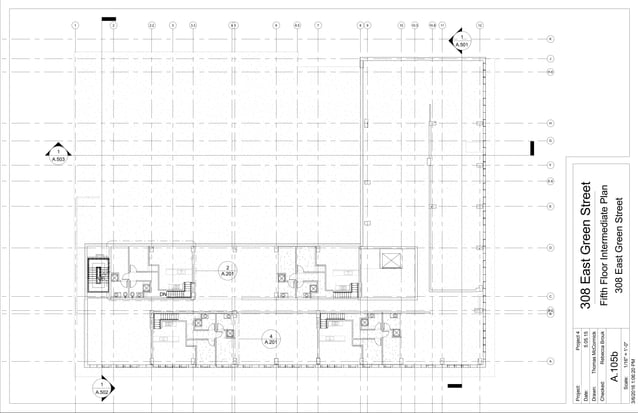 308 East Green Street Revit Project Book | PPT