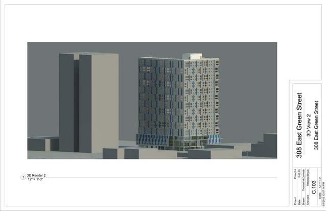 308 East Green Street Revit Project Book | PPT