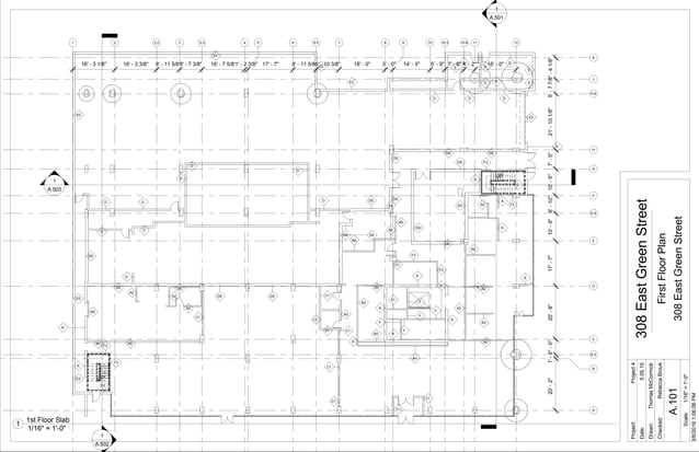 308 East Green Street Revit Project Book | PPT