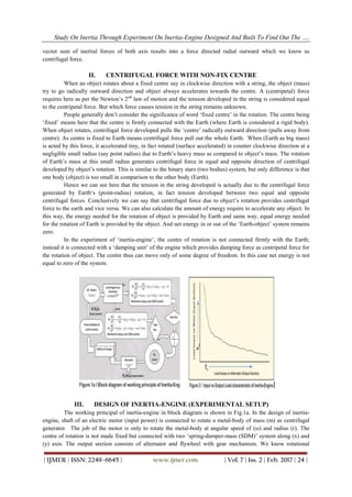 Study on Inertia through Experiment on Inertia-Engine Designed and ...