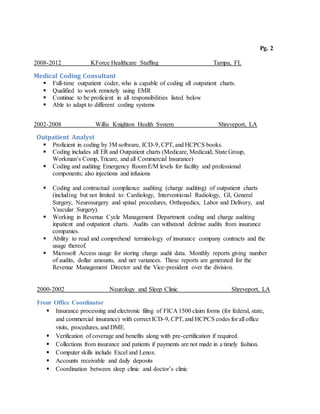 Angie's Resume' 2015 | DOCX