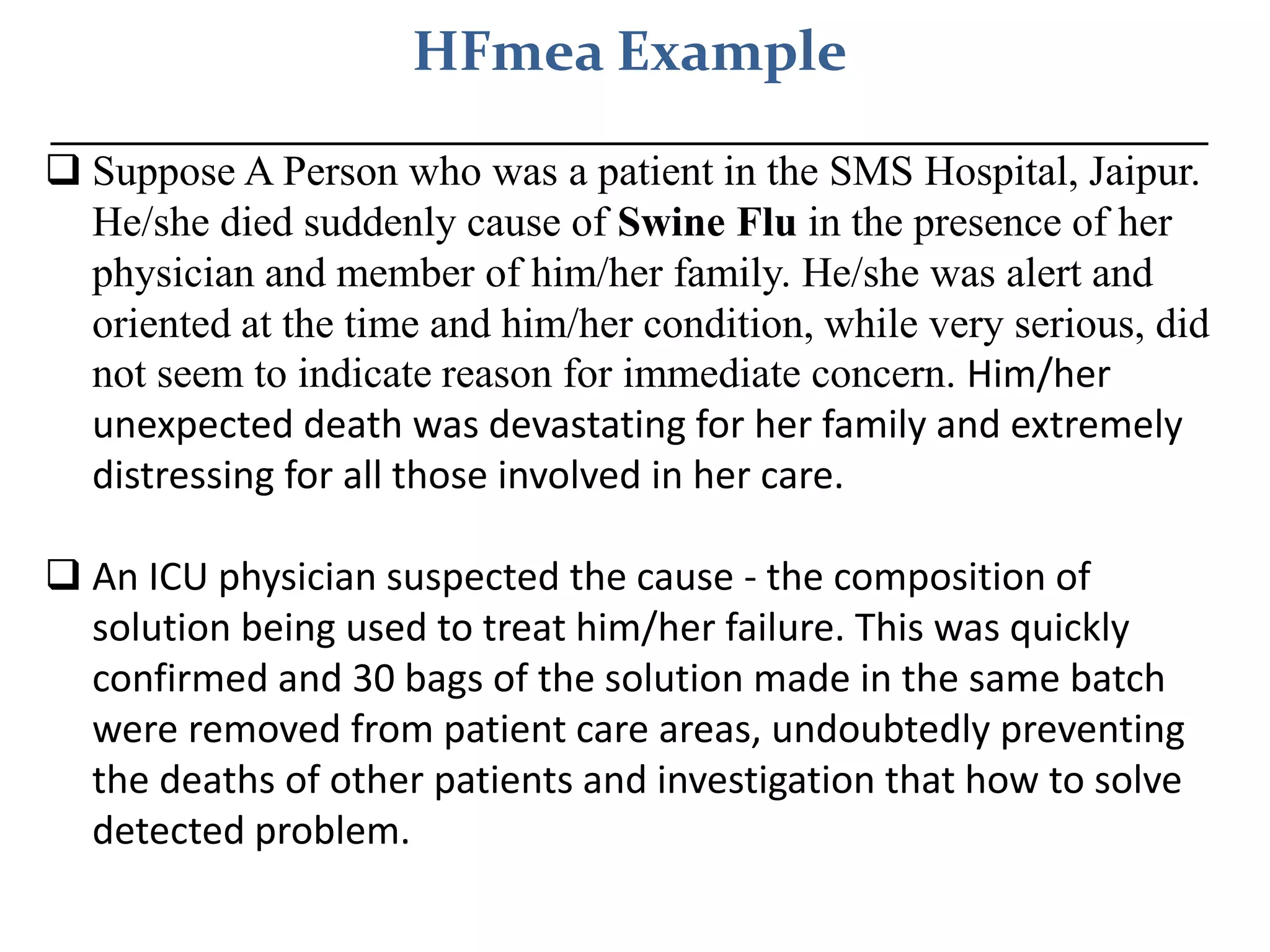 FMEA Presentation | PPTX