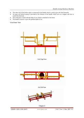 Double Acting Hacksaw Machine | PDF