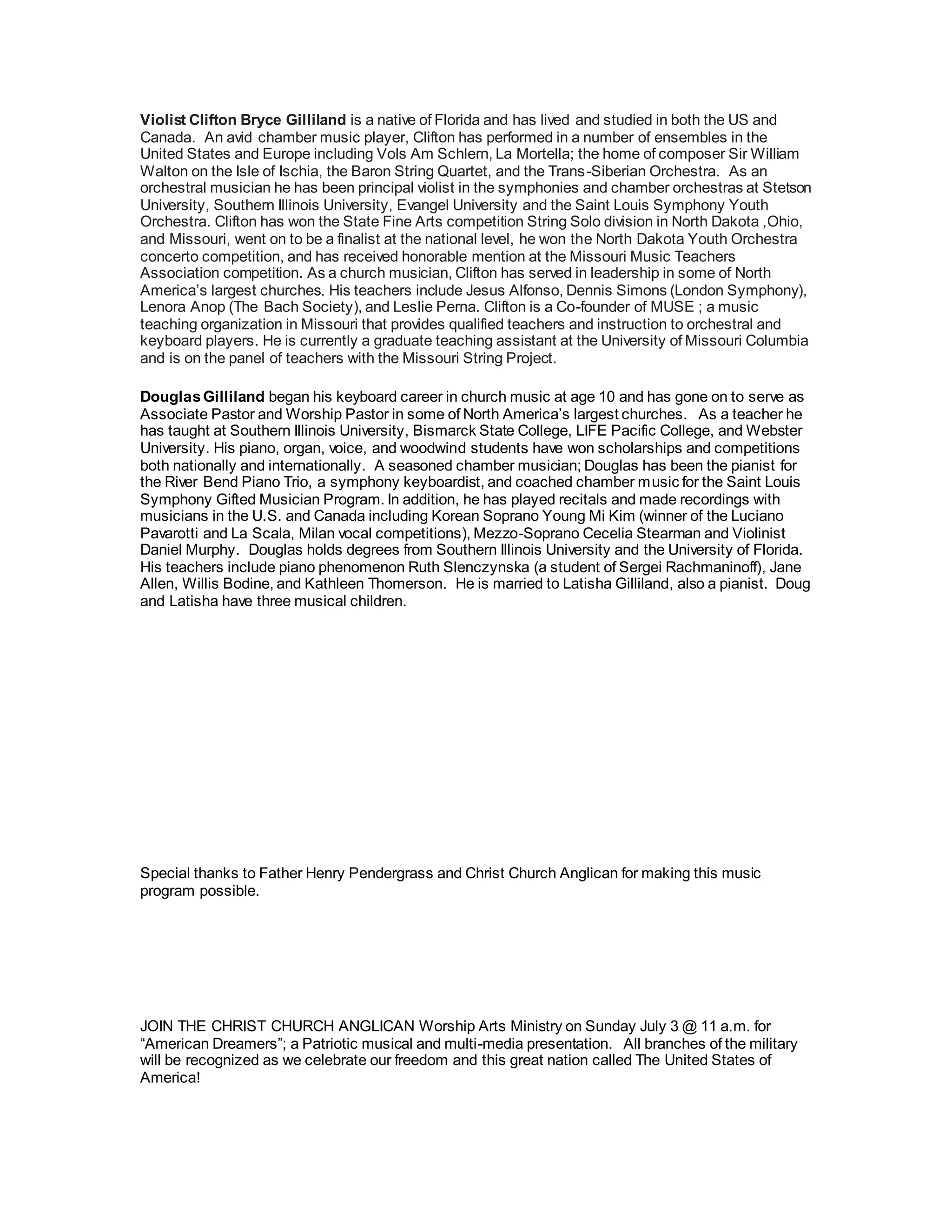 Recital Program | PDF