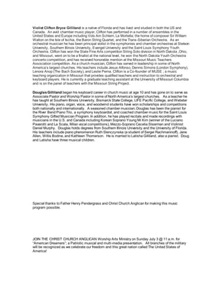 Recital Program | DOCX