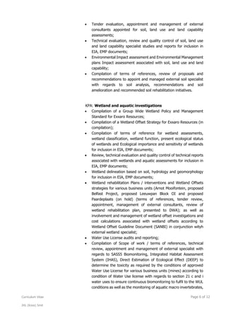 CV JHL Smit_UPDATED October 2015 | PDF | Science