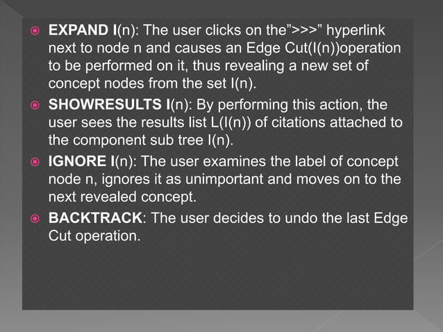 Effective Navigation of Query Results Based On Hierarchies | PPT