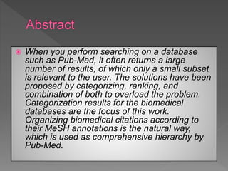 Effective Navigation of Query Results Based On Hierarchies | PPT