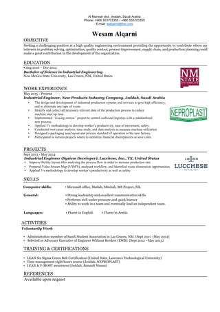 Wesam Alqarni CV | PDF