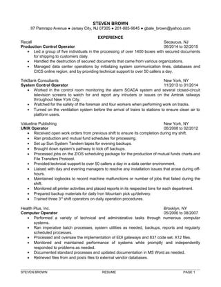 STEVEN BROWN (1) | PDF